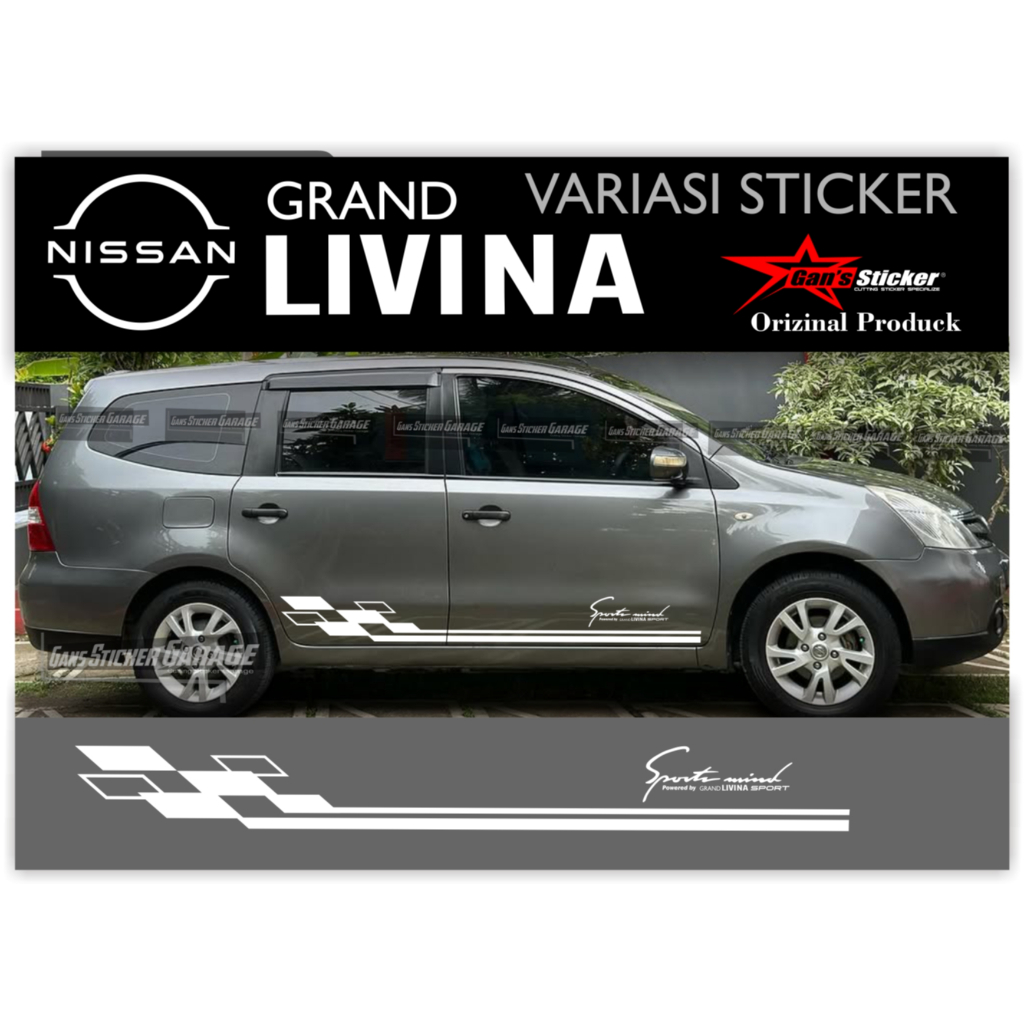 Latest variations of nissan grand livina stickers, custom nissan grand ...