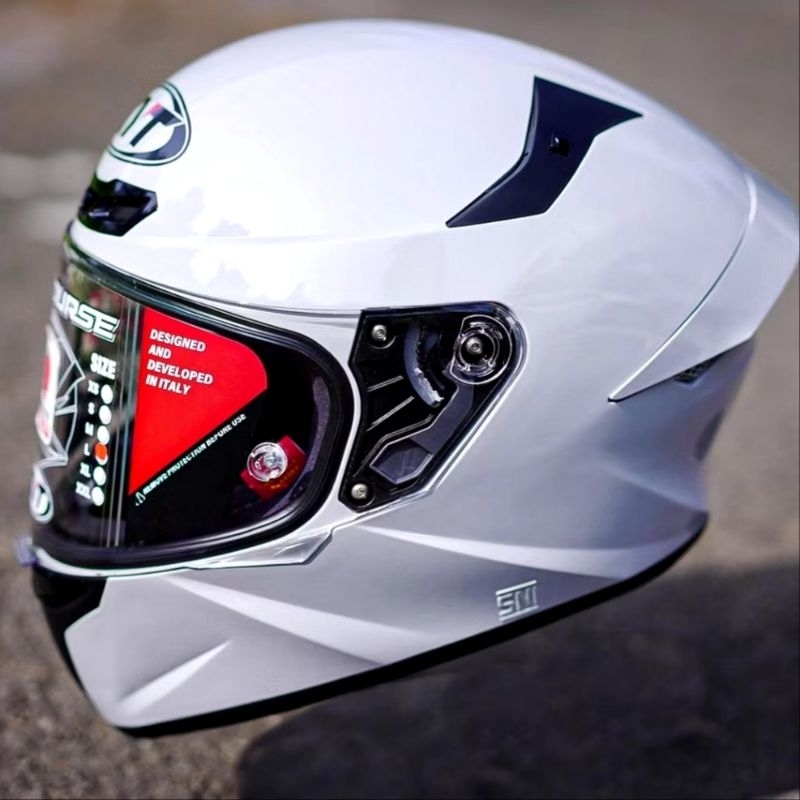 Kyt TT COURTE PLAIN ASPHALT GRAY GLOSSY ORIGINAL | Full FACE HELM KYT ...