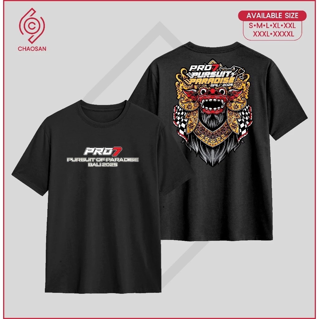 Pro7 Barong V2 Pursuit Of Paradise Bali 2025 T-shirt - Pro7 Men's Women ...