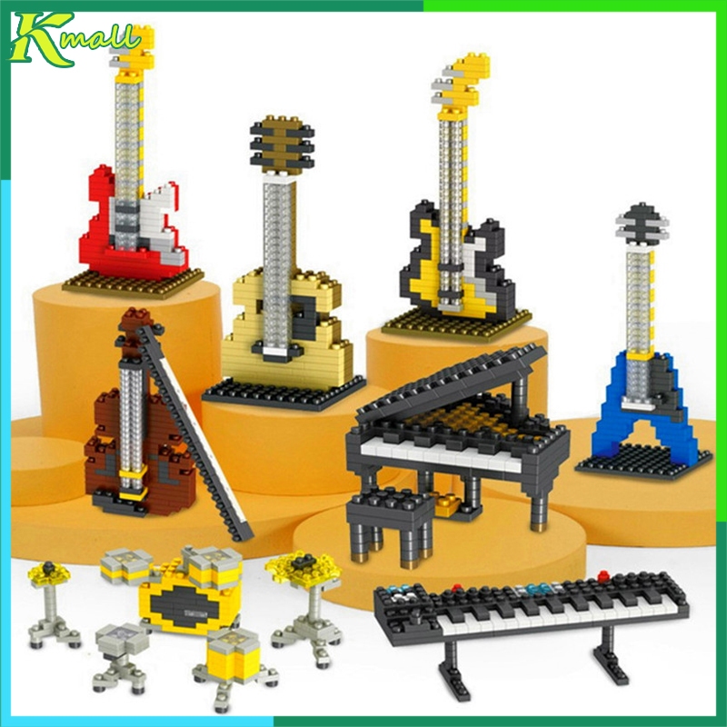 Micro Block Musical Instrument Toy Series Mini Bricks Building Toy ...