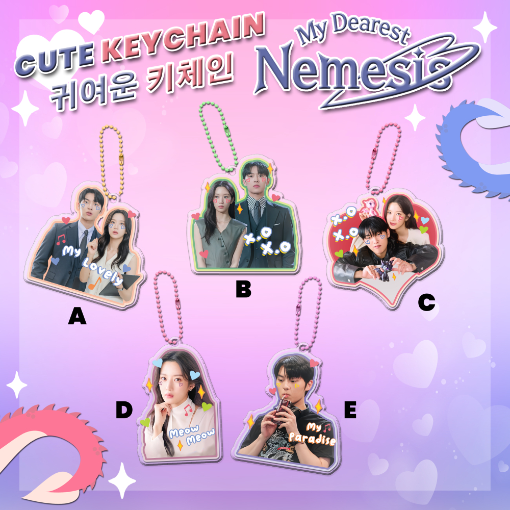 GANTUNGAN My DEAREST NEMESIS KDRAMA KEYCHAIN | Choi Hyun Wook Keychain ...