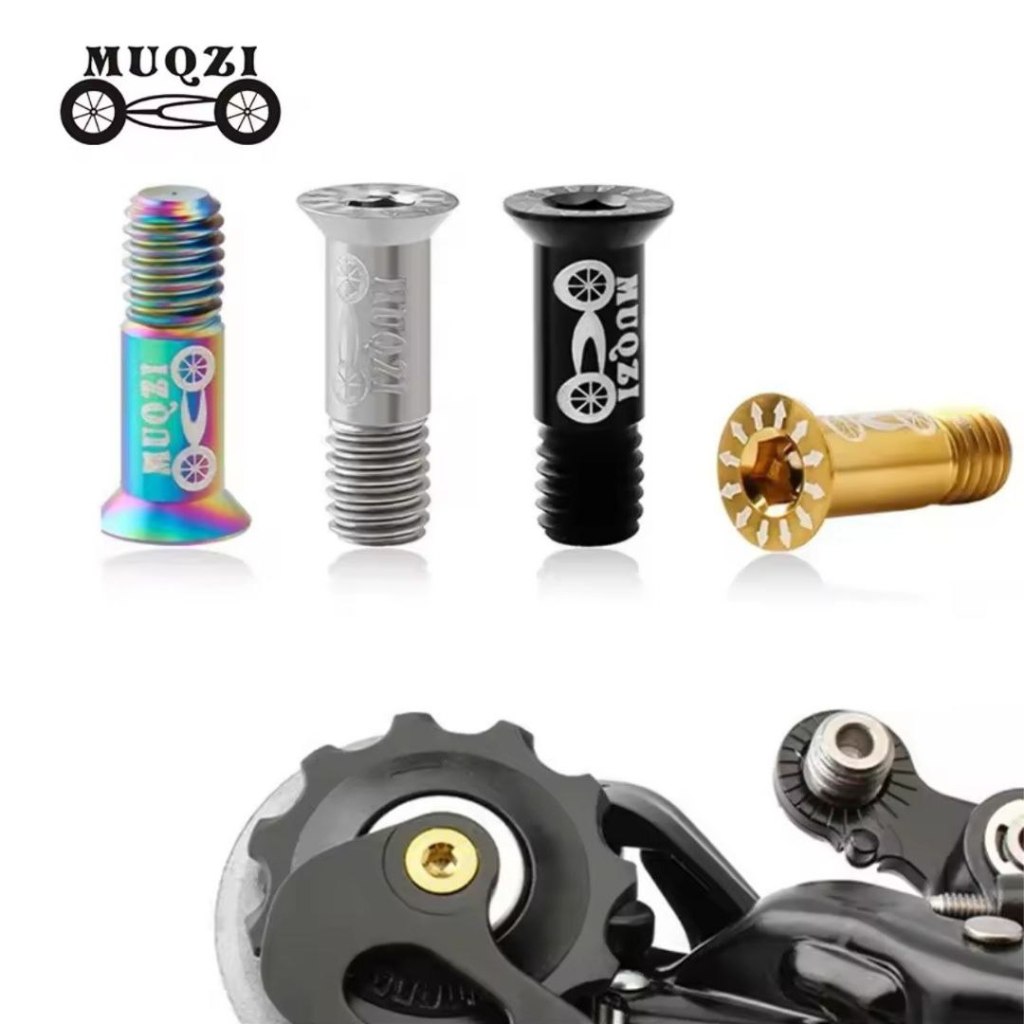 Muqzi Titanium Pulley Rear Bolt Derailleur Jockey Wheel Bicycle Screws RD Pulley Fixing Bolt for ...