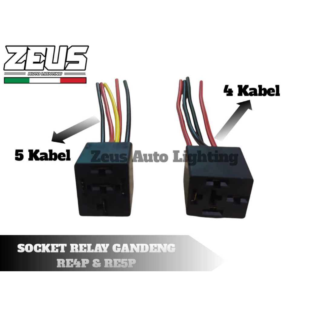 Re4p & RE5P Relay Cable Socket Connect Home Relay Stacking 5 Feet 4 Pin ...