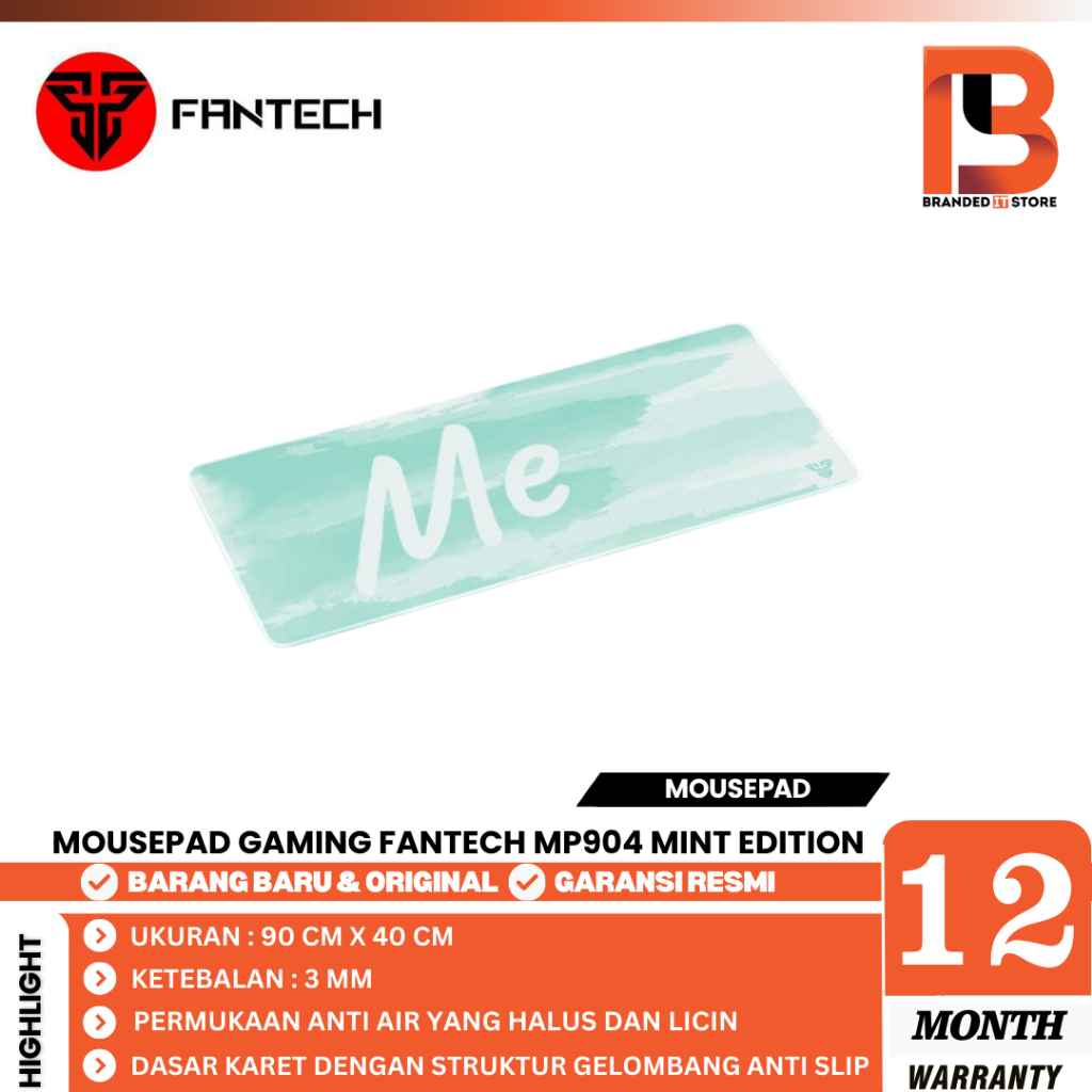 Mousepad Gaming Fantech Mp904 Mint Edition Shopee Malaysia