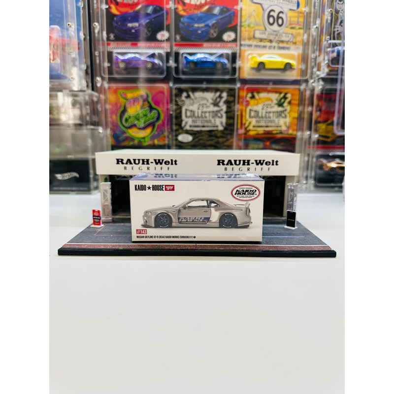 Mini GT x Kaido House KHMG143 Nissan Skyline GT-R R34 Silver Kaido ...