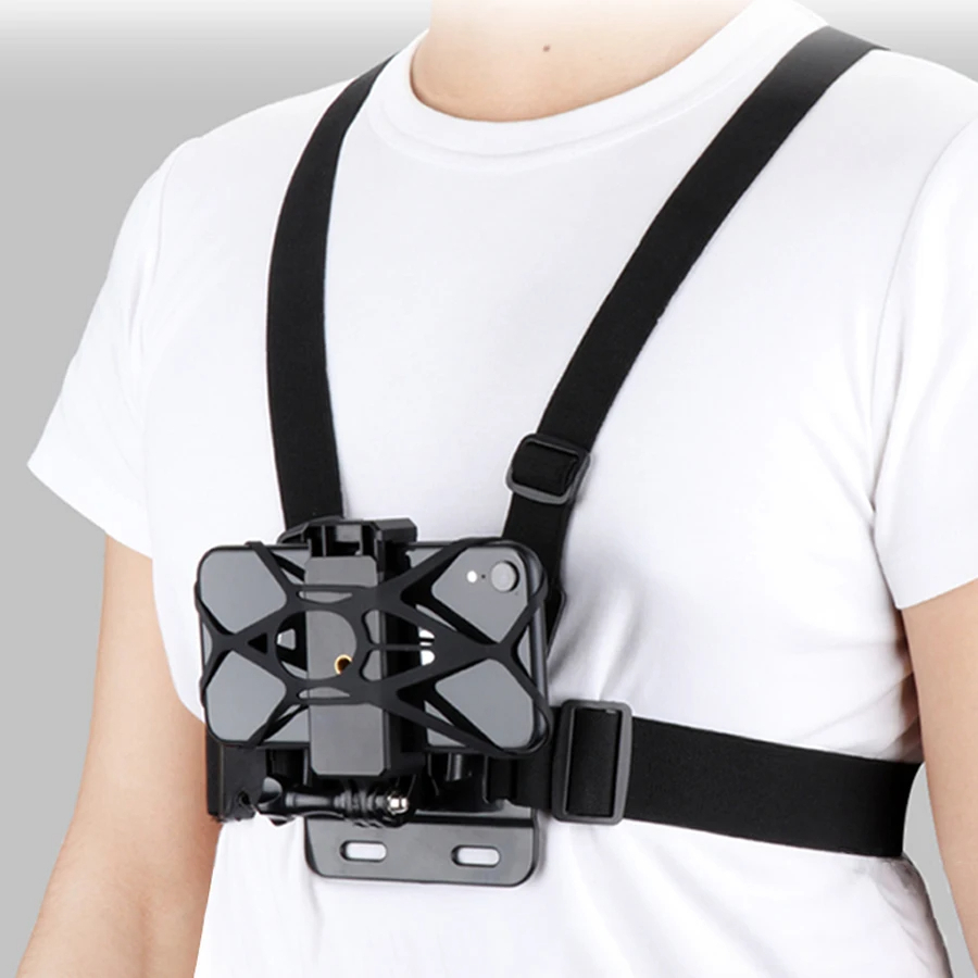 Smartphone Chest Strap GoPro Vest Adjustable HP GP60 Strap Harness Belt ...