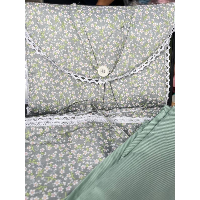 KATUN Japanese COTTON MUKENA ZLASSICA RAYA GRAY | Shopee Malaysia