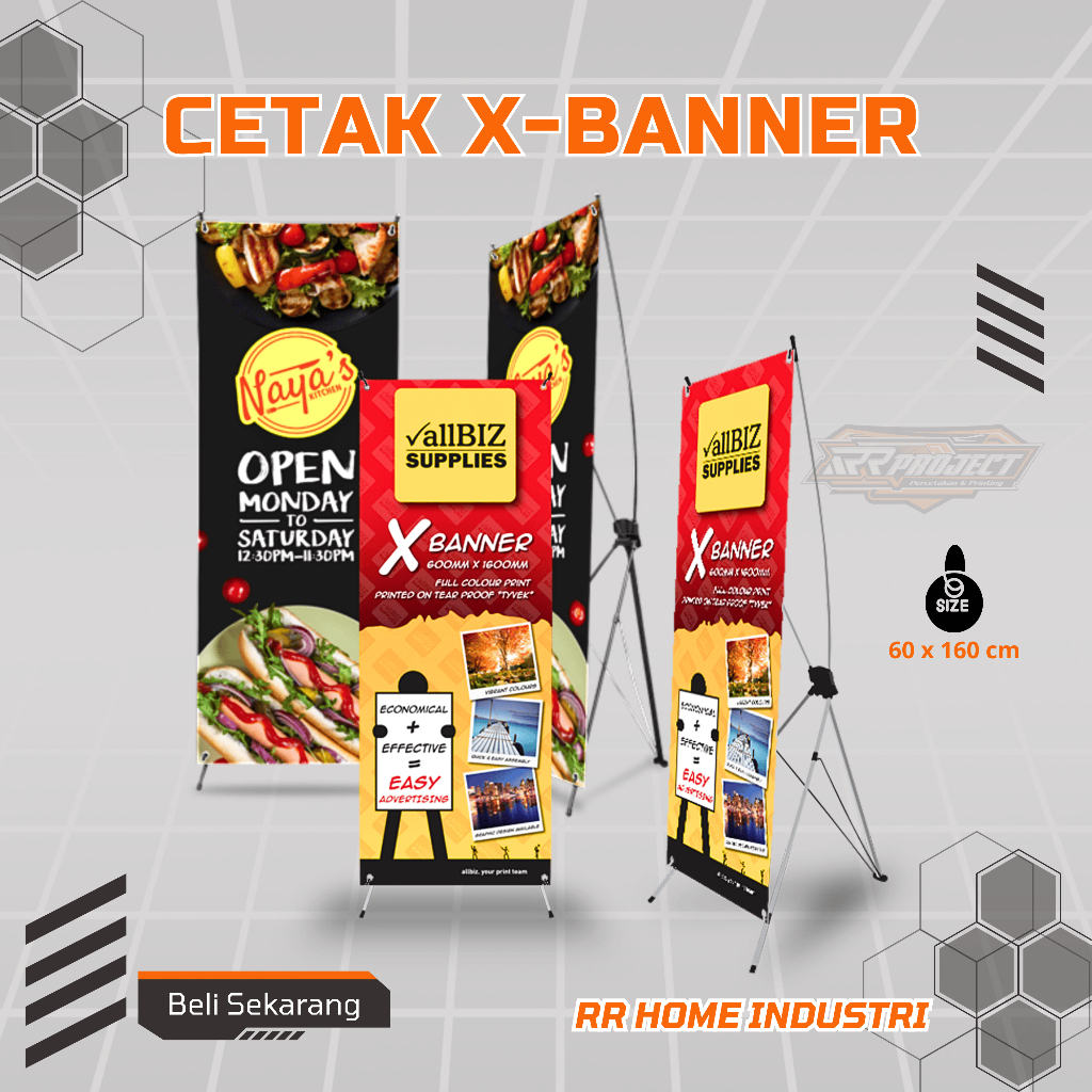 Print x banner + standing / x graduation banner / x trial banner ...