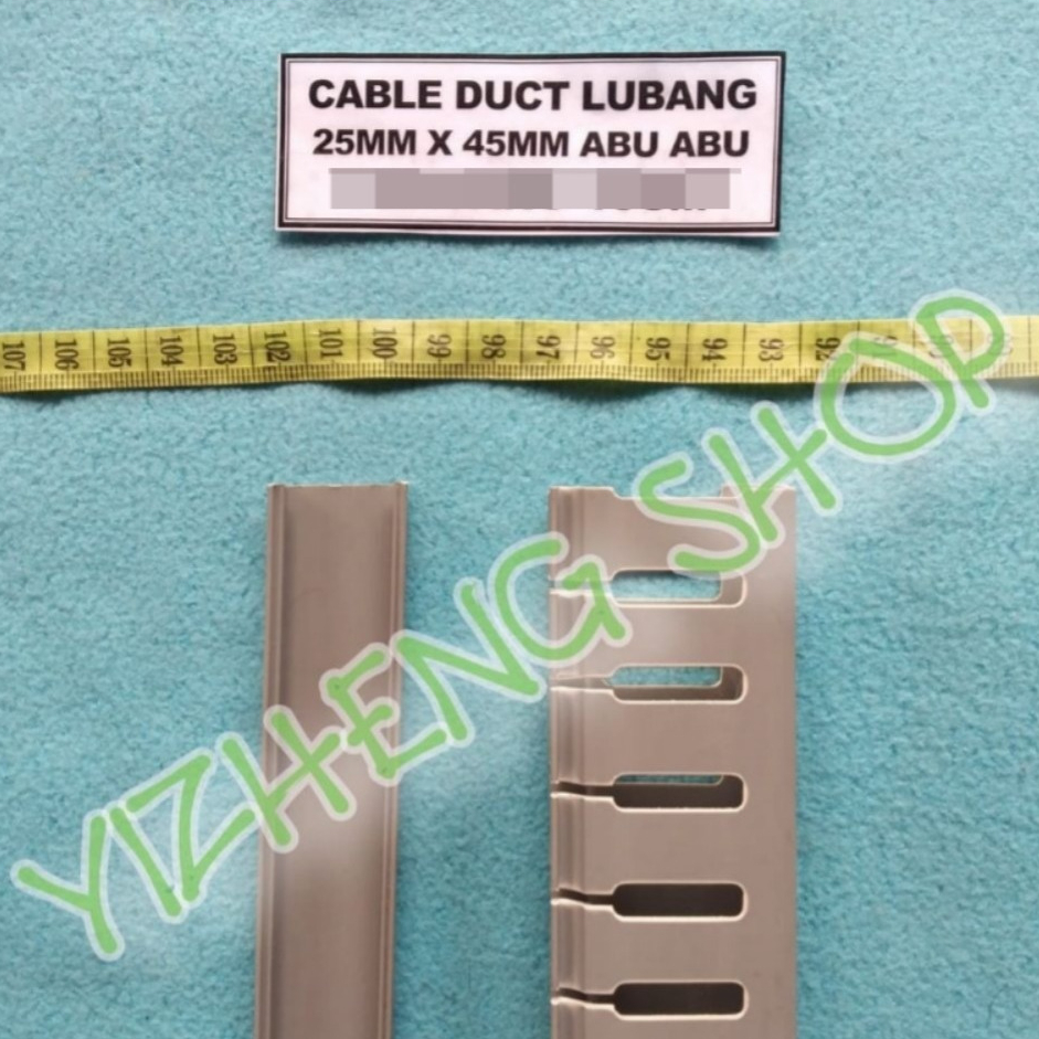 Duct CABLE/CABLE DUCT HOLE 25mm X 45mm GRAY | Shopee Malaysia