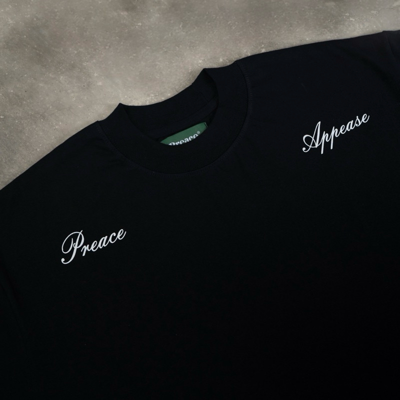 Preace Appease Tshirt Black ( Global Customer ) | Shopee Malaysia