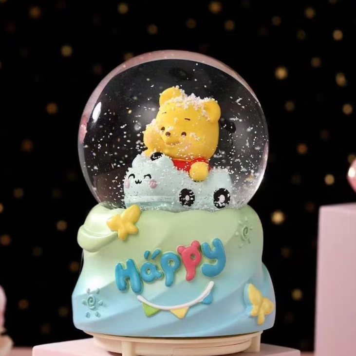 Music Box / Waterball / Snowball / Snow Globe / Glass Ball / Angel Pooh ...