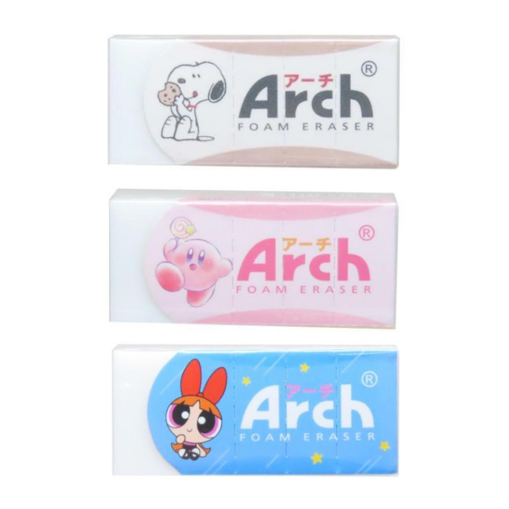 Sakura Arch Mini Eraser Peanuts Snoopy Nintendo Kirby Power Puff Girls ...
