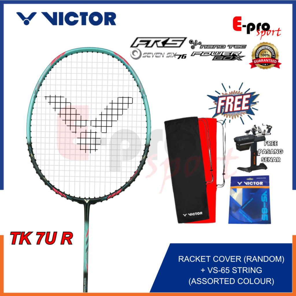 Victor Thruster K 7U R Badminton Racket TK-7U R/ TK 7U R Super Light ...