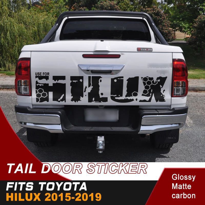 Hilux car reargate sticker, cool hilux car tailgate sticker, hilux ...