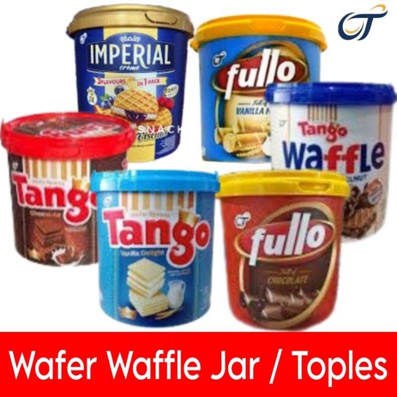 Tango imperial waffle fullo wafer jar bucket jar | Shopee Malaysia