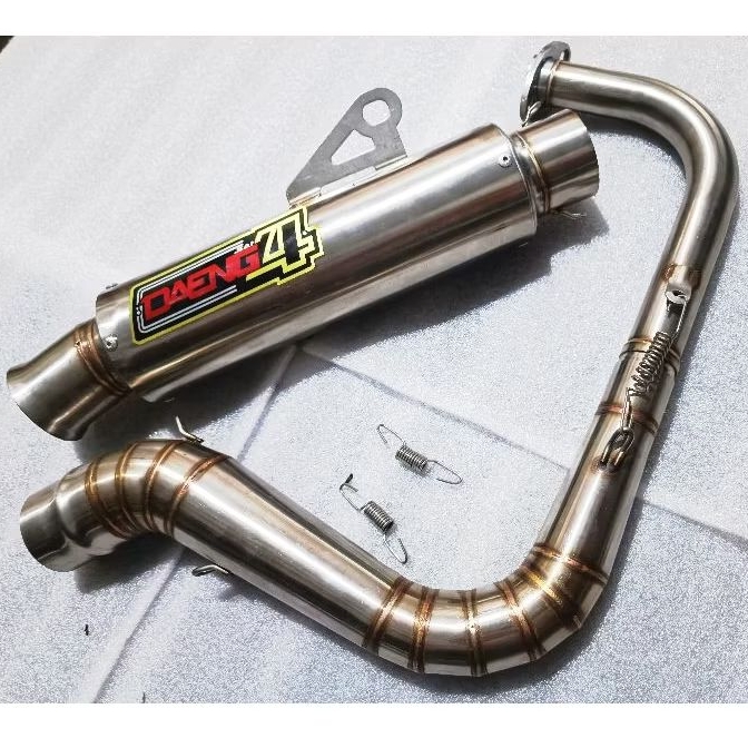 Open pipe Daeng sai4 Canister 1set 51mm Big Elbow for Mio i125 Mio ...
