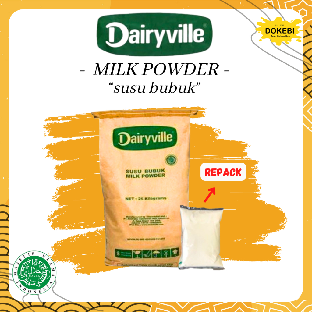 Dairyville Milk Powder 250g Indomilk / Dairyville Milk Powder ...
