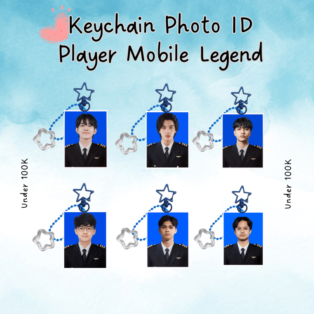 Keychain Photo ID Player MLBB (2 Side Acrylic) | Shopee Malaysia