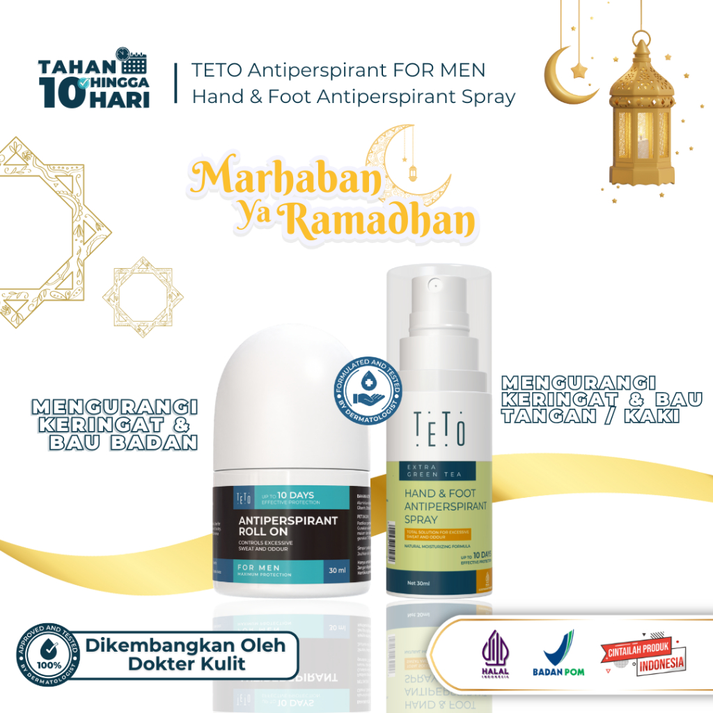 [Special Price Ramadan] Bundling Package TETO Antiperspirant Hand and ...