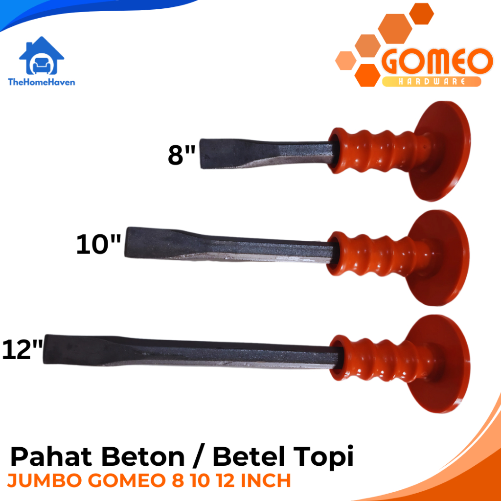 Jumbo Hat Iron Betel Gomeo Concrete Chisel - Rubber Handle Wall Betel 8 ...