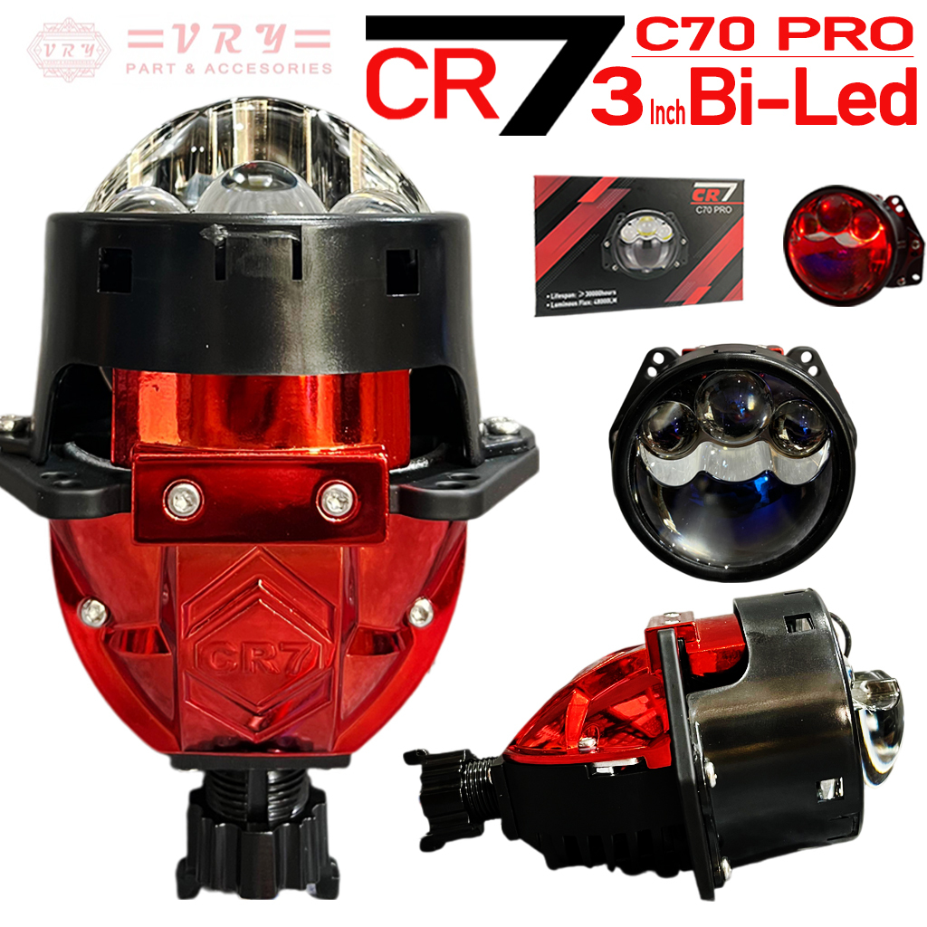 CR7 Bi-Laser C70 Pro 3 Inch Low 50W High 75W CR7 Biled Headlight 3inc ...