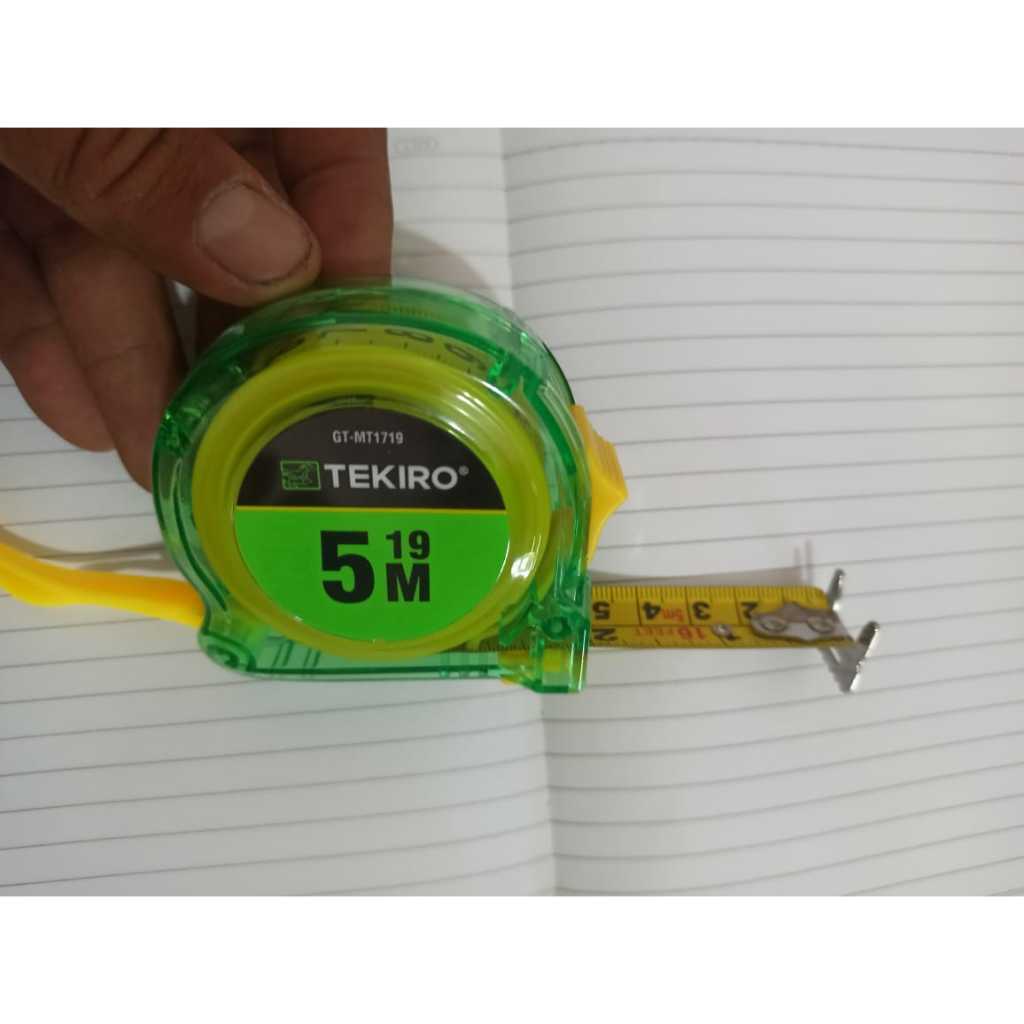 Tekiro Transparent Meter 5 Meter Measuring Tape Double Tape 5M X 19MM ...