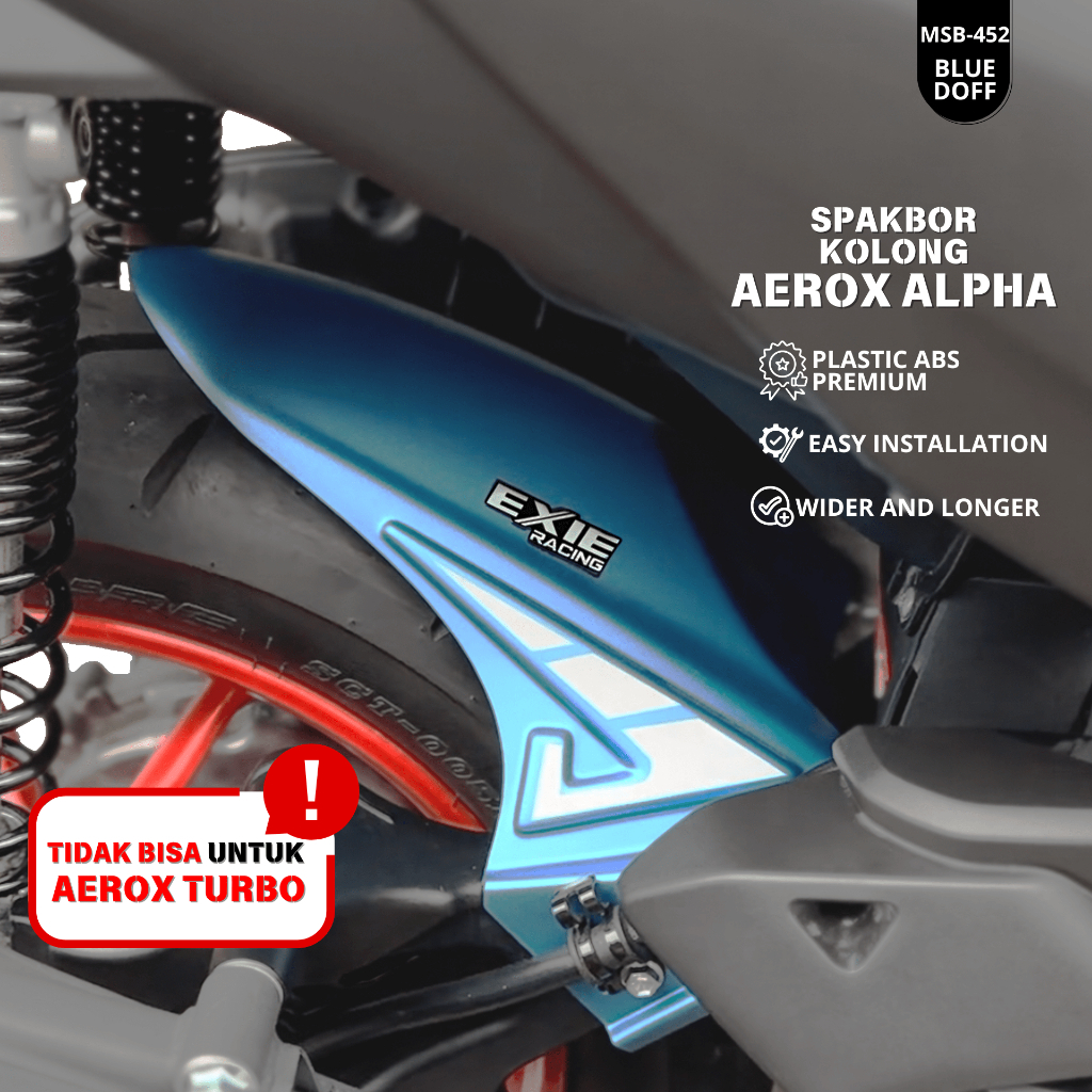 MESIN Cybercity Standard Aerox Alpha Under Fender - Hugger Aerox New ...