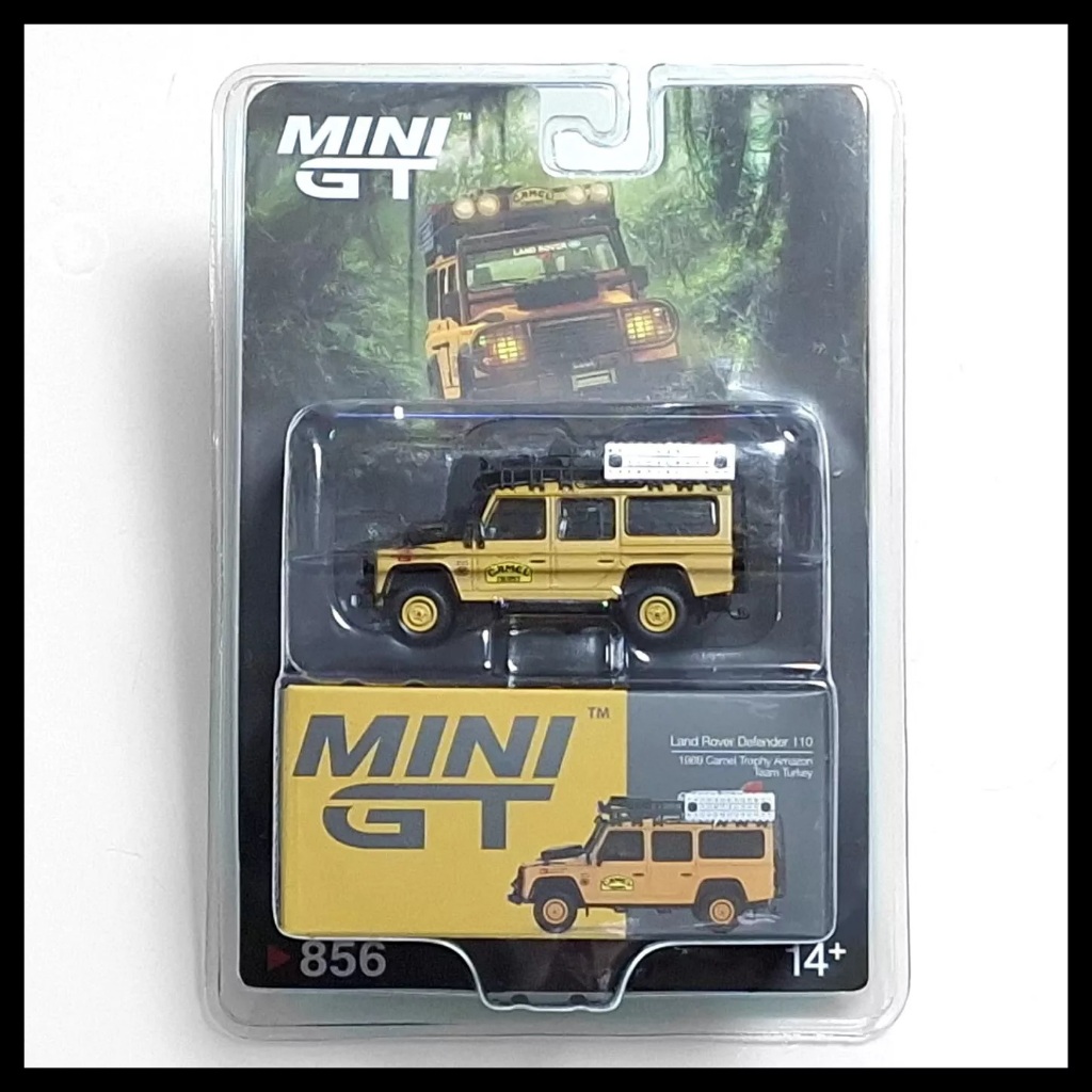 Mini GT 856 Land Rover Defender 110 1989 Camel Trophy Amazon Team ...
