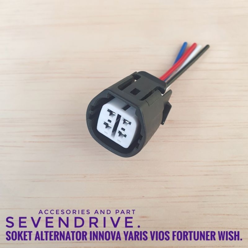 Innova Yaris Vios Limo Wish Hilux fortuner Alphard 4 pin S1 Alternator ...