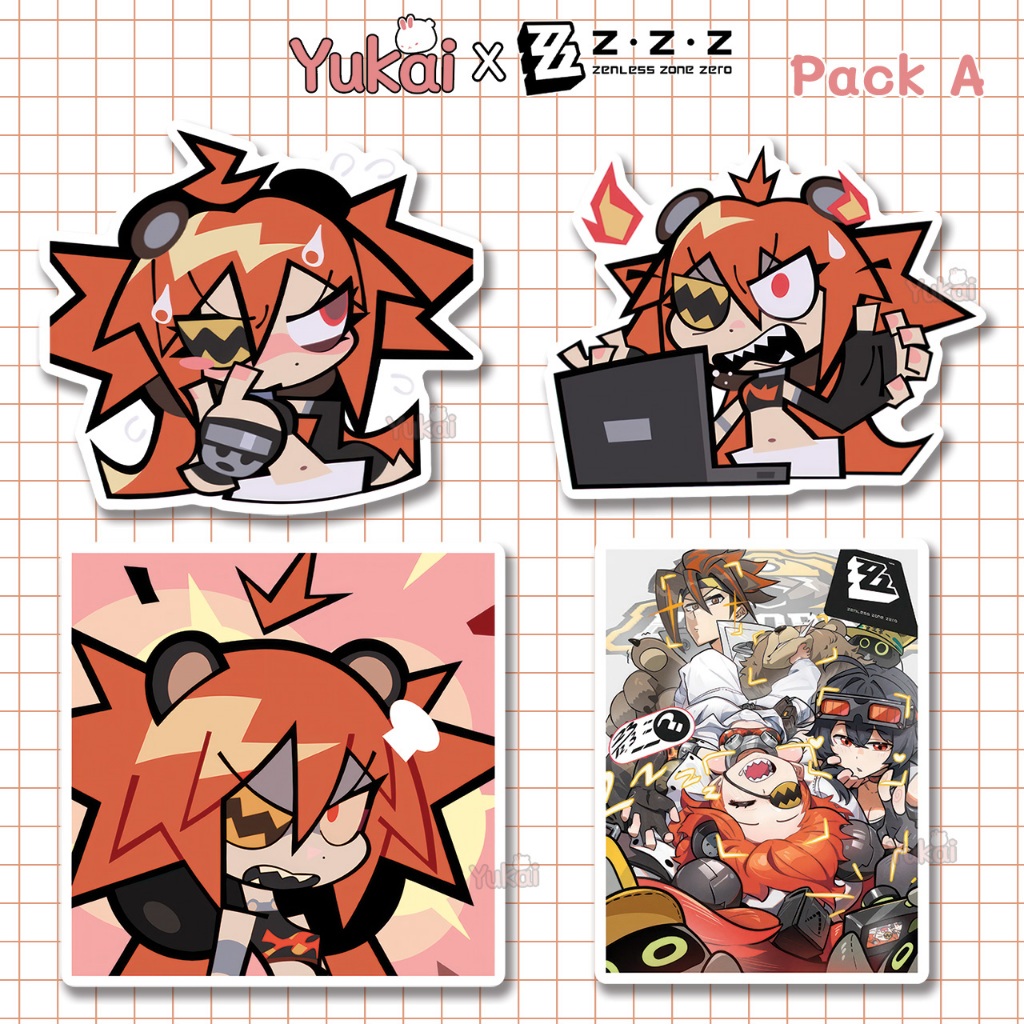 Koleda Zenless Zone Zero (ZZ) Premium Stickers - Waterproof Anime ...
