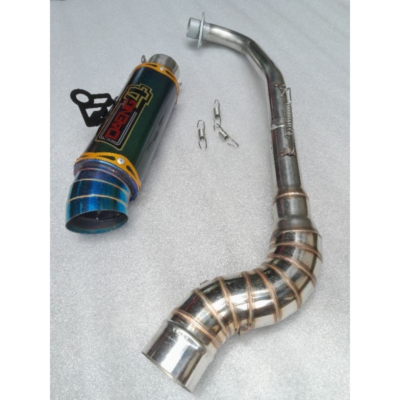 Daeng sai4 Pipe canister conical open specs exhaust Pipe for Wave 125 ...