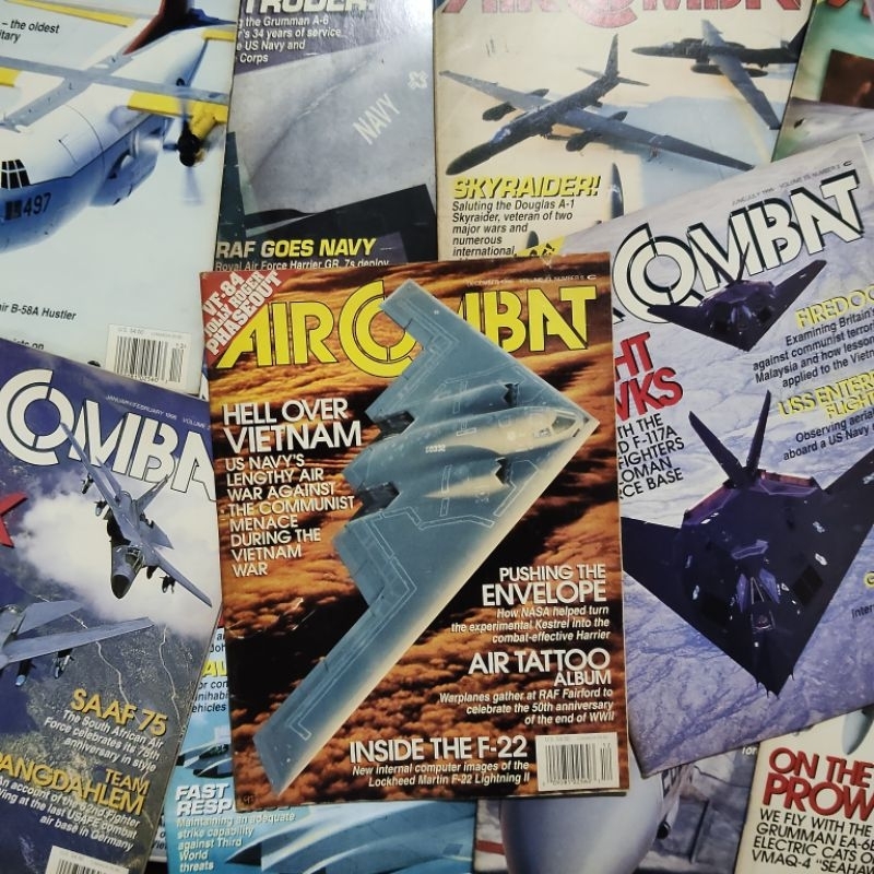 Original Rare Book • Rare Air Combat Magazine / Fighter Aircraft ...