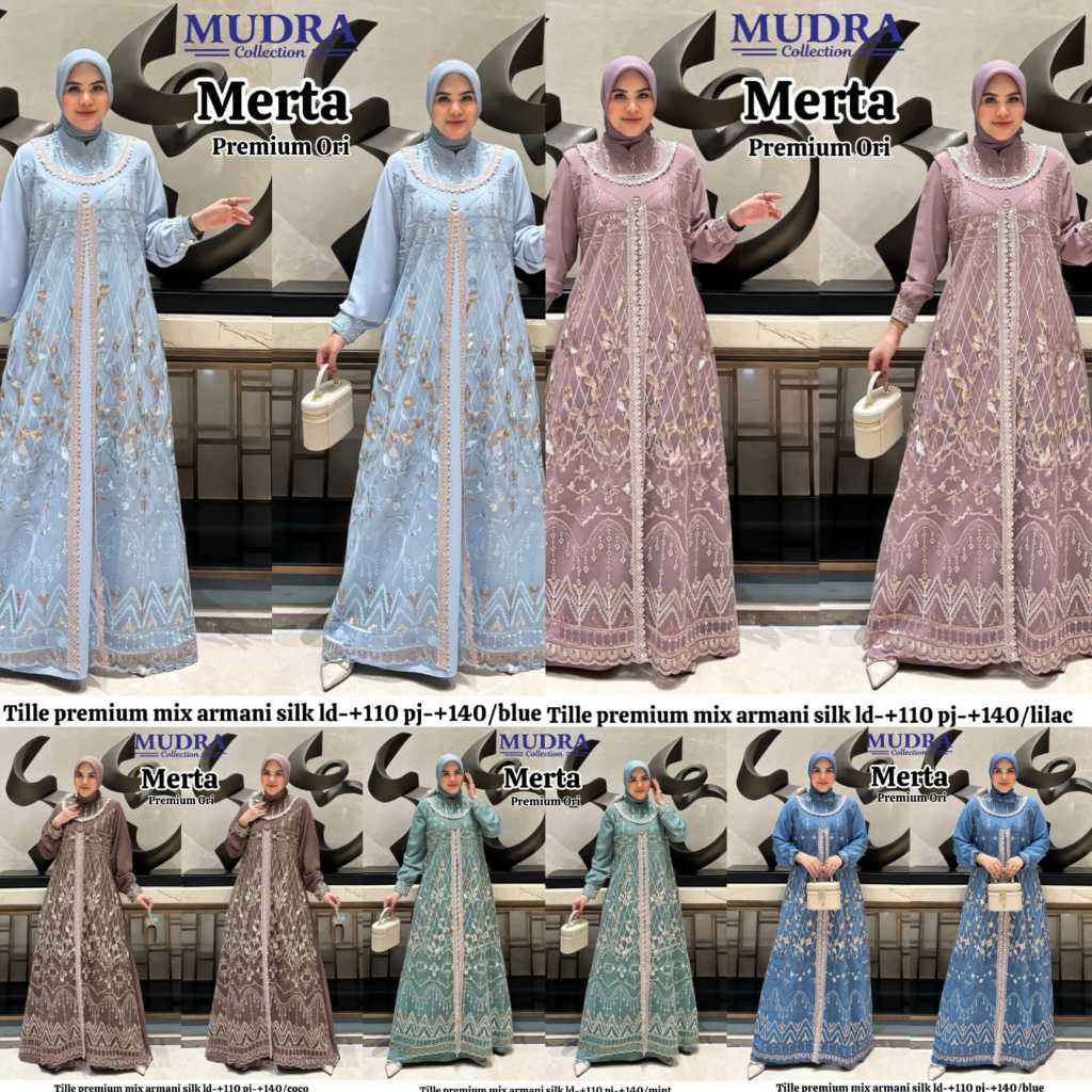 Merta DRESS Women's Clothing FASHION Trend HQ From MuDRa | Shopee Malaysia