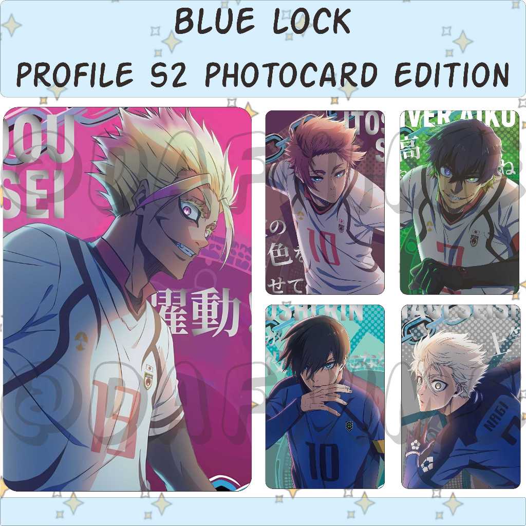 Blue LOCK PROFILE S2 EDITION PHOTOCARD ANIME | Shopee Malaysia