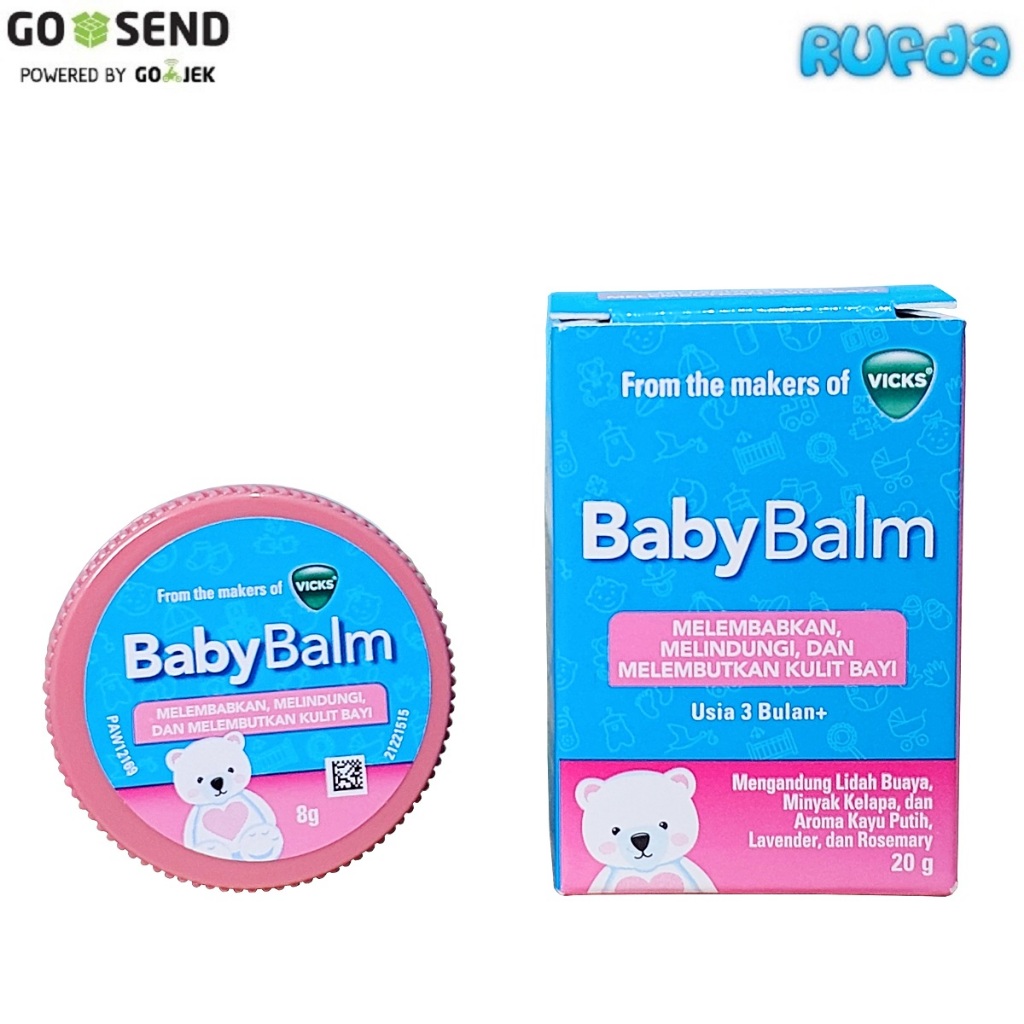 Vicks Baby Balsam Rub/, For Babies, Colds, and Coughs Vaporub Balm ...