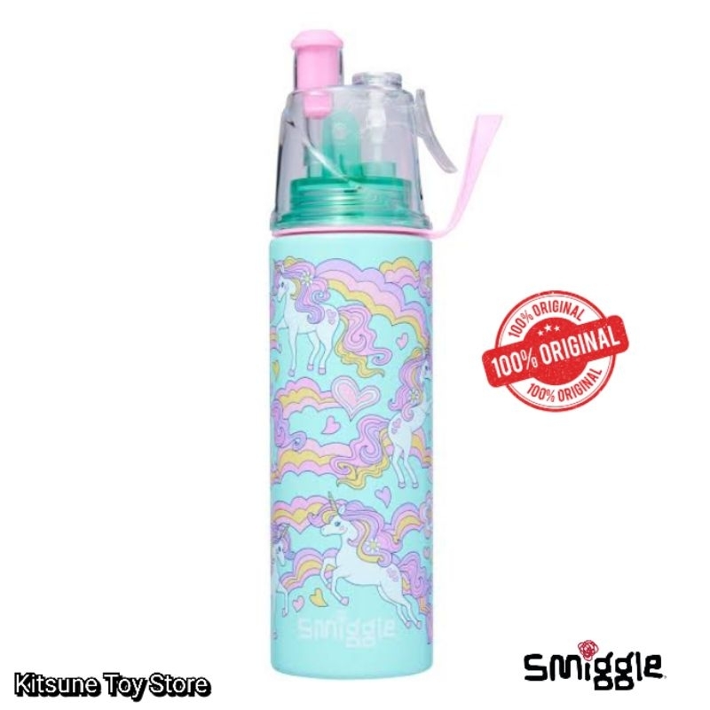 Smiggle Stainless Steel Spritz Water Bottle Limitless See Me 500 ML ...