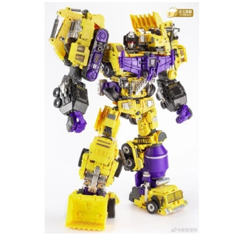 Jinbao DEVASTATOR YELLOW FULL SET A+B+C TRANSFORMERS TITAN | Shopee ...
