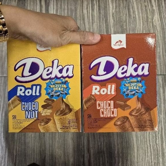 Deka Wafer Roll box with CHOCO NUT / CHOCO flavor (contains 24 ...