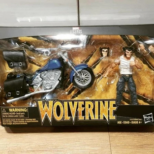 New Original 100% Hasbro Marvel Legends Wolverine Motorcycle Bike Logan ...