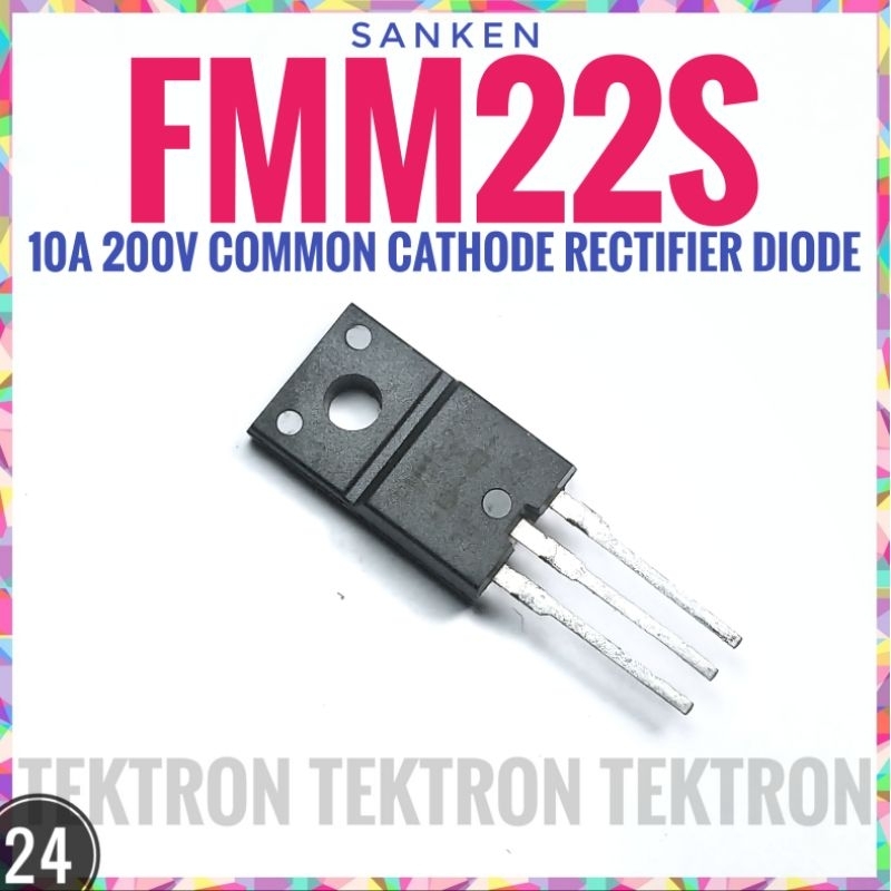 Sanken FMM22S Rectifier Diode Common Cathode 10A 200V Original Bridge ...