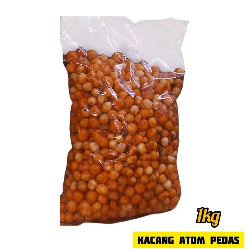 Spicy Atom Dolpin Nuts 1kg Repack Balado Crispy Sukro Snack | Shopee ...