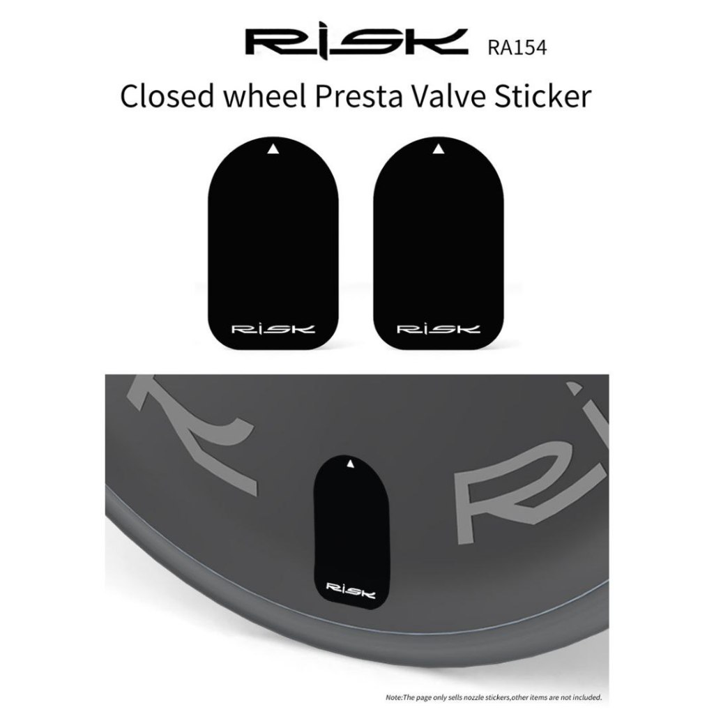 Risk Presta Valve stickers wheelset closed TT Bicycle Road Bicycle ...