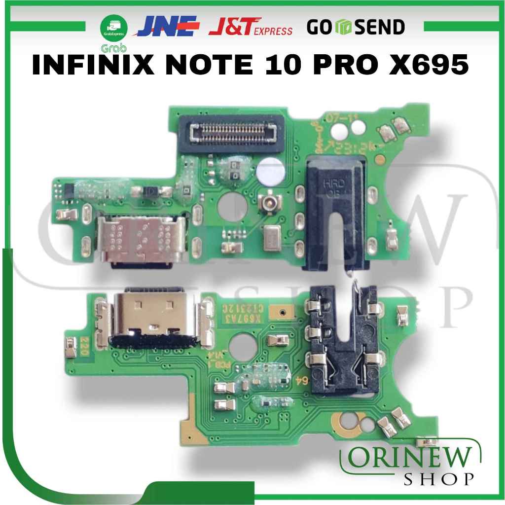 Usb Pcb Board Cas Connector Infinix Note 10 Pro X695 Connector Charger ...