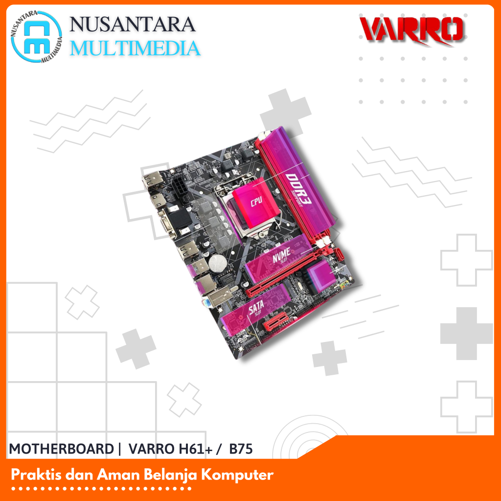 Motherboard Varro H61, Socket LGA 1155 | Shopee Malaysia