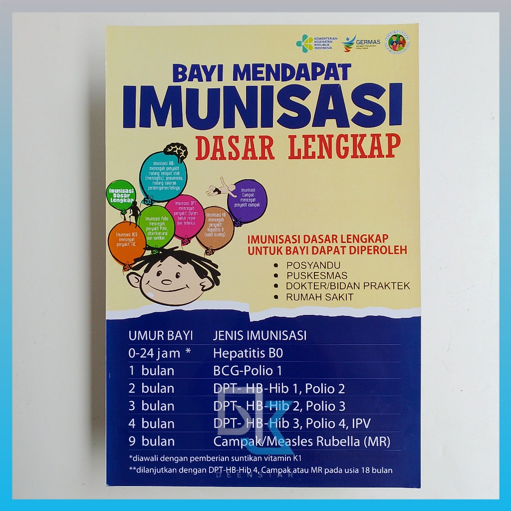 Baby Posters get Complete Basic Immunization, Prevent Stunting, 12 IKS ...