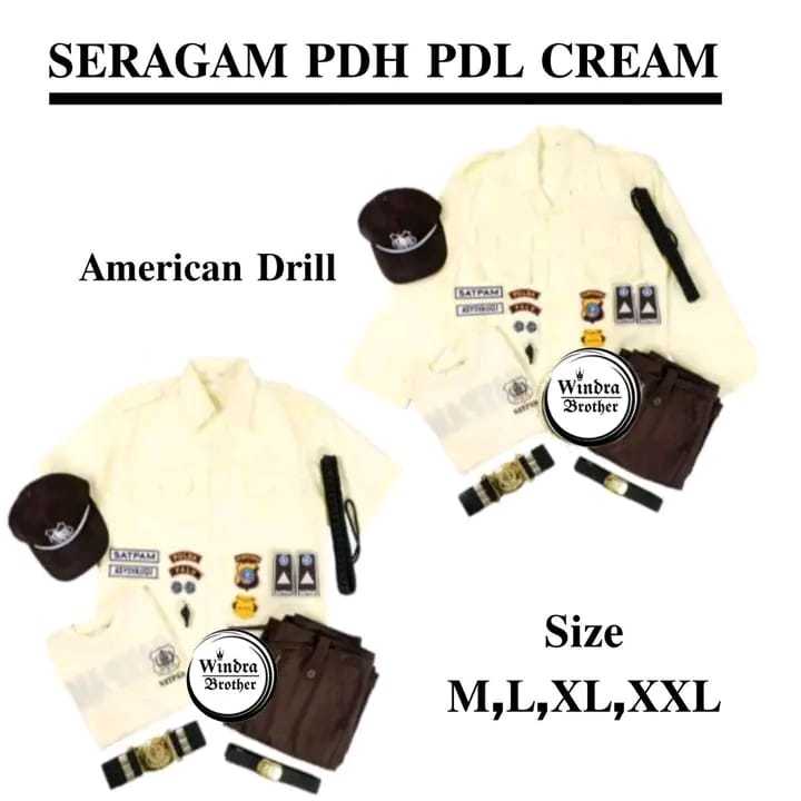 Louching security uniform / New PDH uniform / Cream security uniform ...