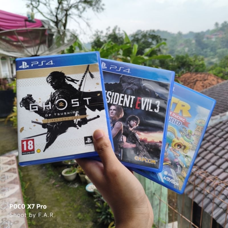 Bd ps4 cassette bluray disc Ghost Of tsushima Directors'cut Crash Team ...