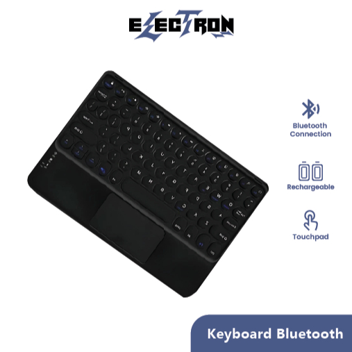 Electron Wireless Keypad Bluetooth Touchpad Portable Keyboard | Shopee ...