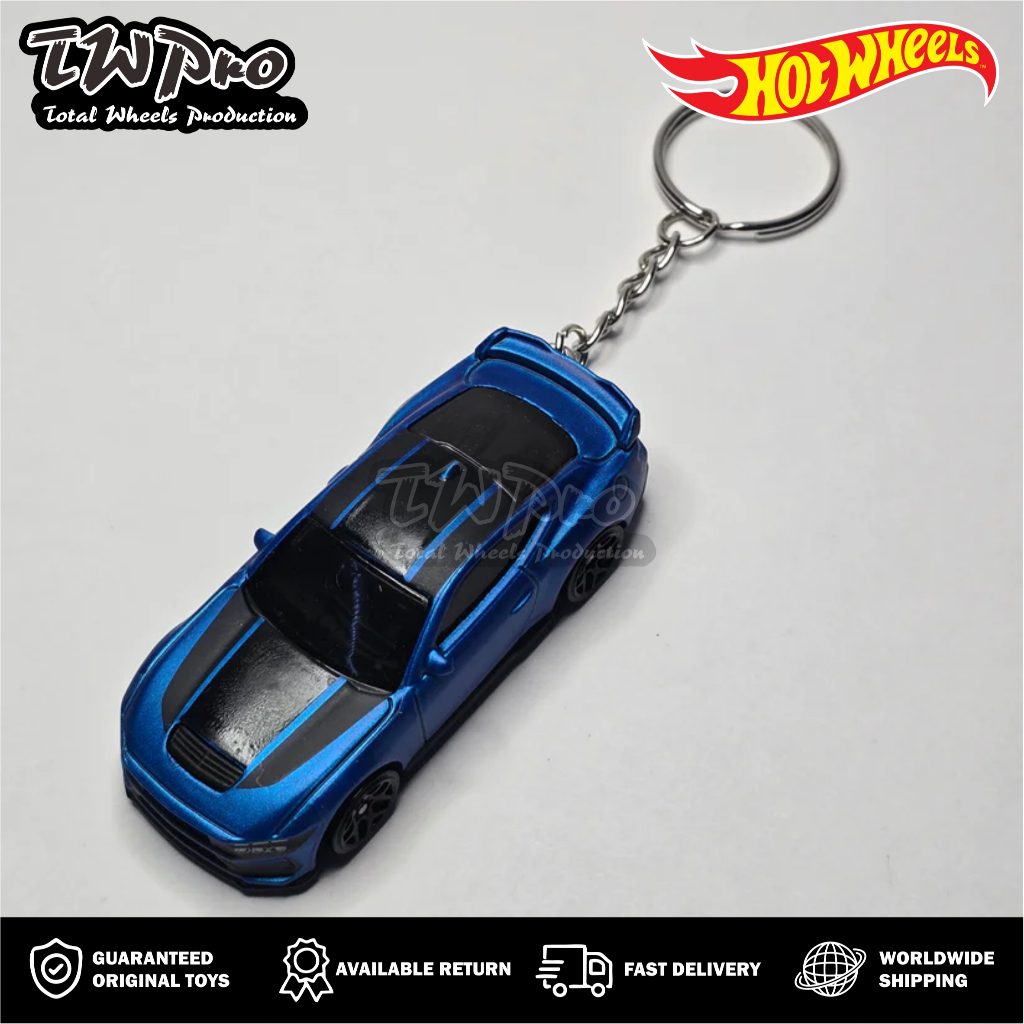 GANTUNGAN HOT WHEELS Ford Mustang Dark Horse KEYCHAIN - KEYRING ...