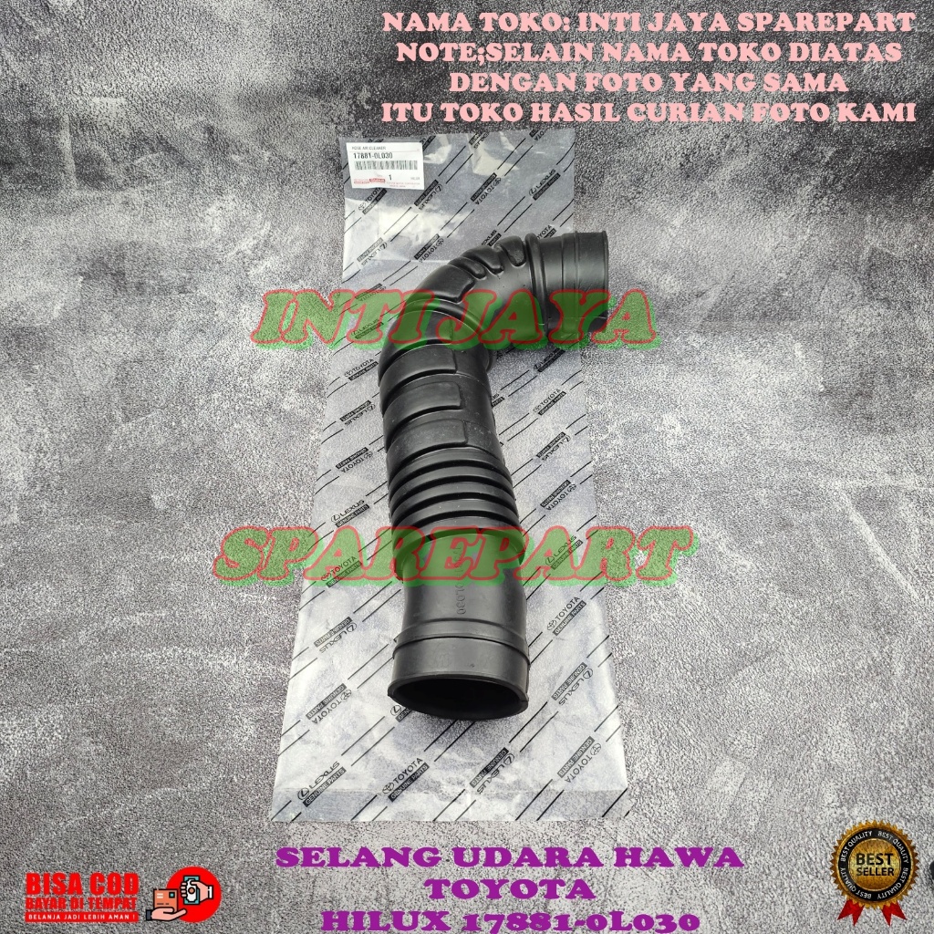 Toyota HILUX AIR HOSE RUBBER PIPE 17881-0L030 | Shopee Malaysia